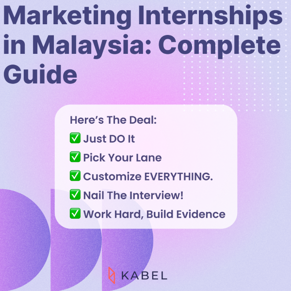 Marketing Internships In Malaysia: Complete Guide